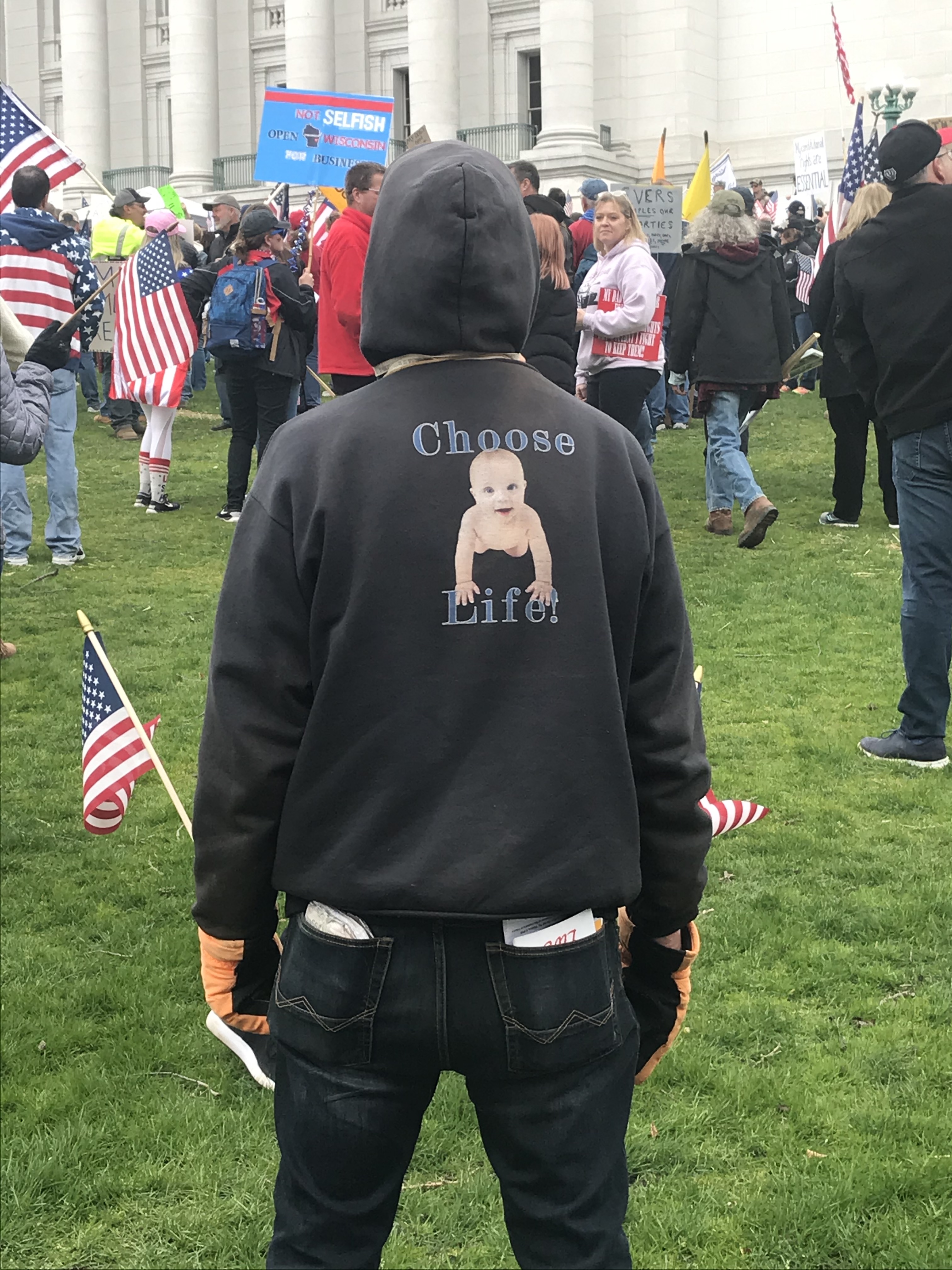 We survived the Reopen Wisconsin rally – Blaska Policy Werkes