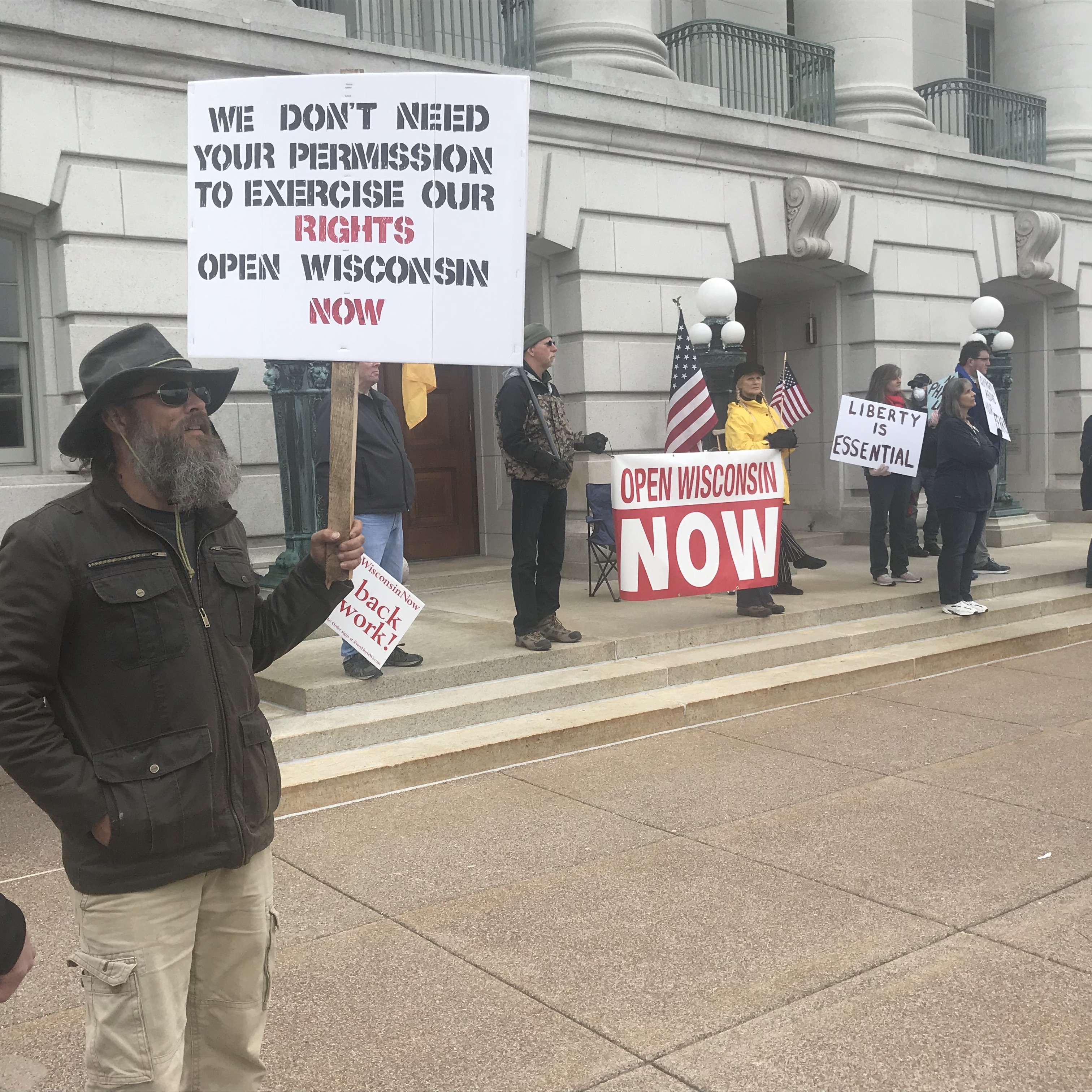 We survived the Reopen Wisconsin rally – Blaska Policy Werkes