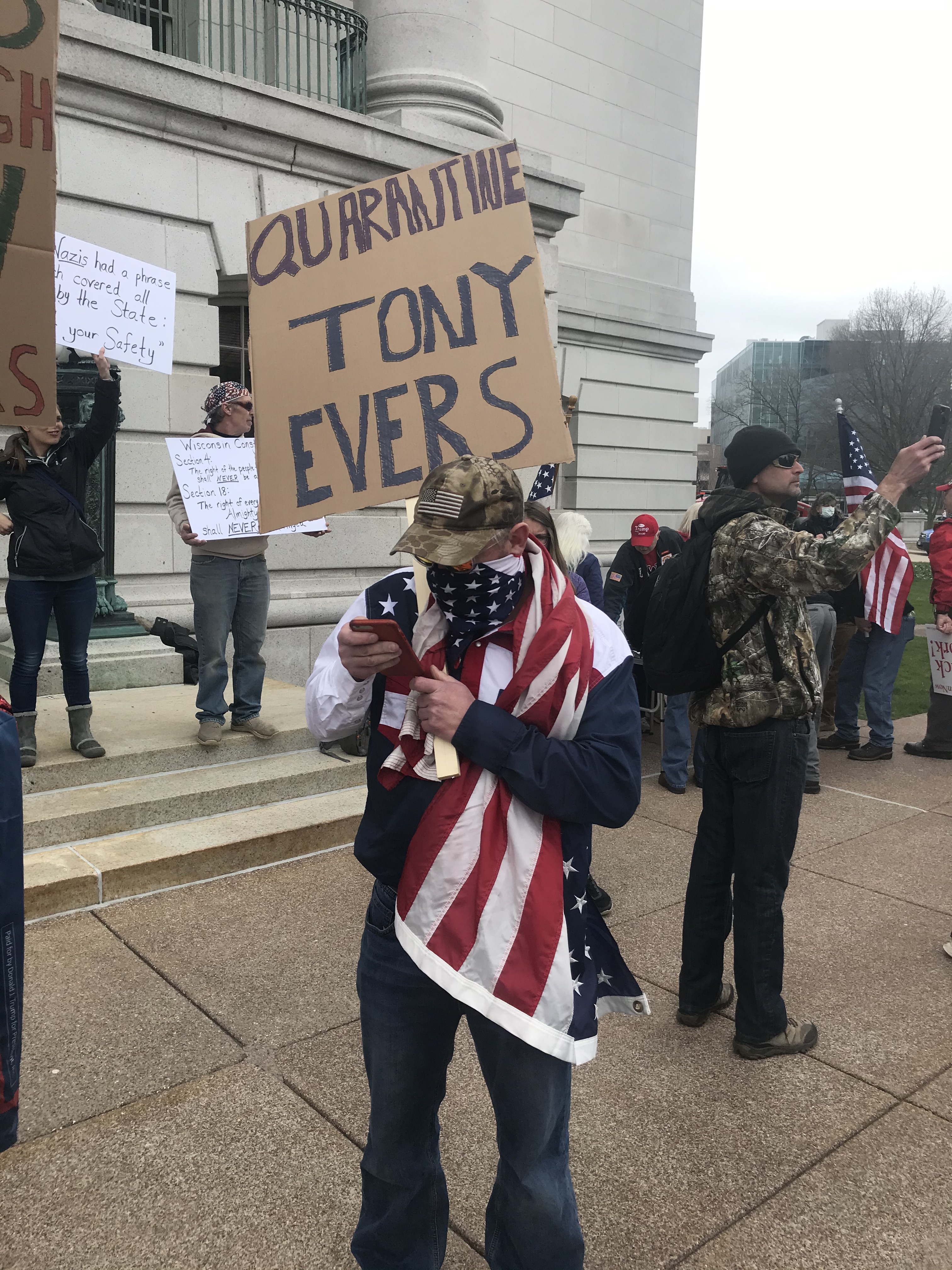 We survived the Reopen Wisconsin rally – Blaska Policy Werkes