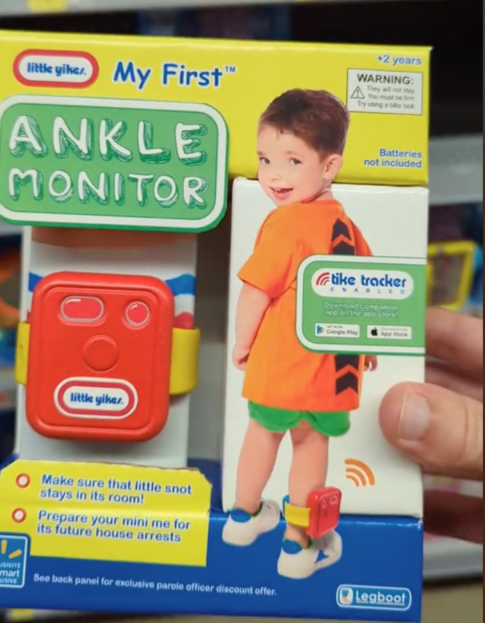 Baby’s first ankle monitor – Blaska Policy Werkes